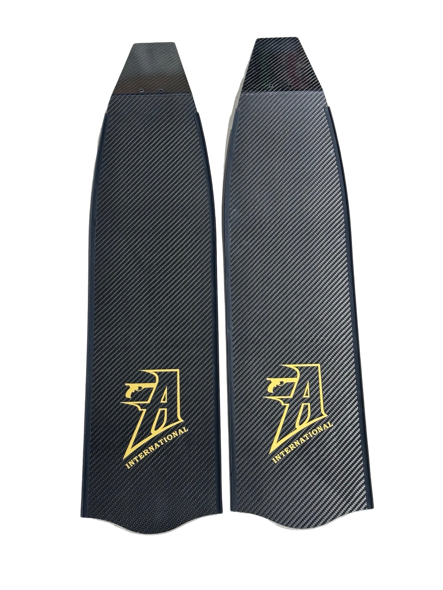 Premium Carbon Fiber Fin Blades - Gold Logo – Aimrite International